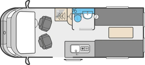 Swift Carrera 122 - New 2 Berth with Lounge Conversion Campervan for Sale